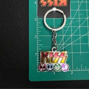 Accessories | Kiss Rock Band Metal Keychain With Iconic Multi Color ...